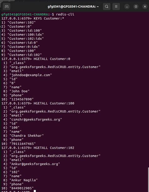 spring boot crud operations using redis database geeksforgeeks