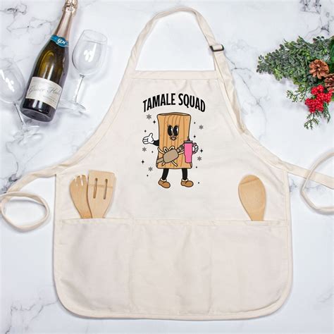 Tamale Squad Apron Making Tamales Crew Mexican Apron Gift For Latina
