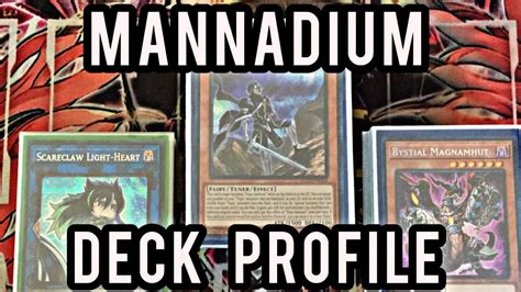 Mannadium Deck Profile Diciembre 2023 YouTube