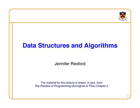 08ds alg john data structures and algorithms the material for this lecture is drawn in