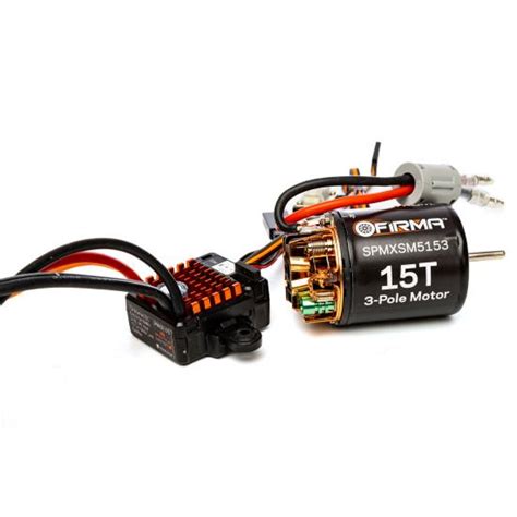 Spektrum SPMXSEMC10 Spektrum Firma 70A Brushed Smart ESC Combo With