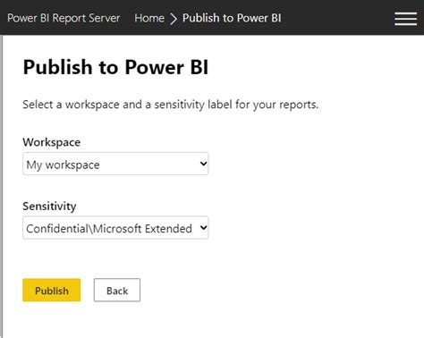 power bi report server 및 reporting services에서 power bi로 rdl 파일 게시 power bi microsoft learn