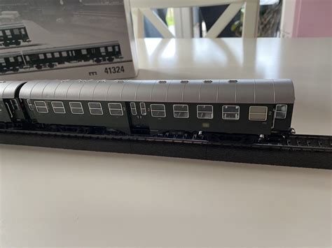 Märklin 41324 3 teiliges Umbauwagen Set der DB Innenbeleuchtung eBay