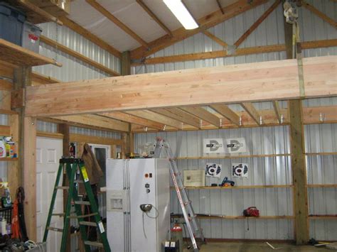 Pin By Ryan Keele On Shop Barn Loft Loft Storage Pole Barn House Plans