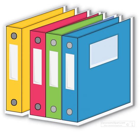 Stay Organized With Binder Cliparts Clip Art Library