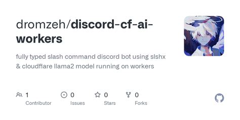 GitHub Dromzeh Discord Cf Ai Workers Fully Typed Slash Command