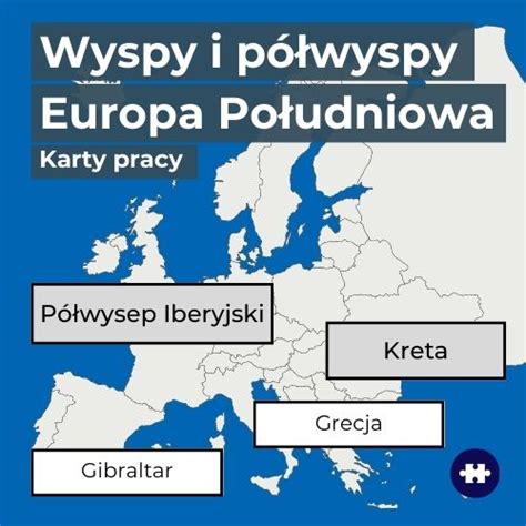 Wyspy I P Wyspy Europy Po Udniowej Karty Pracy