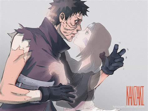 Obito X Rin By Kanzzzaki Anime Naruto Art Naruto