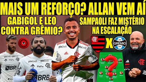 GABIGOL E LEO PEREIRA VOLTAM SAMPAOLI FAZ MISTÉRIO NA ESCALAÇÃO MAIS