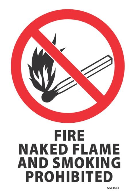No Naked Flames X Mm