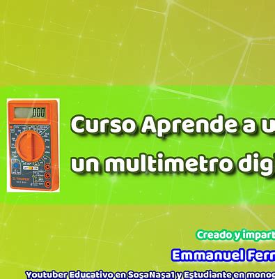 Corotos Curso Aprende A Usar Un Mult Metro Digital Para Solucionar