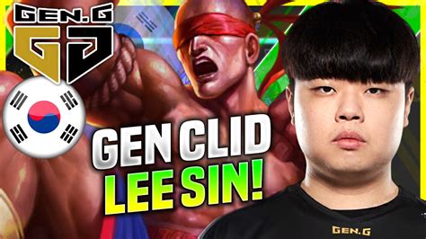 Clid Is So Good With Lee Sin Gen Clid Plays Lee Sin Jungle Vs