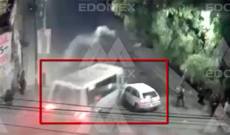 Video Mueren en Edomex 4 personas por choque entre microbús a exceso
