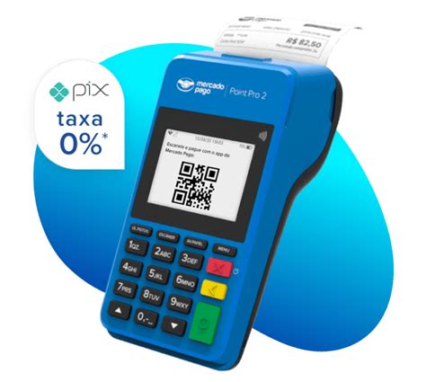 Maquininha de Cartão Crédito e Débito Mercado Pago Point Pro 2
