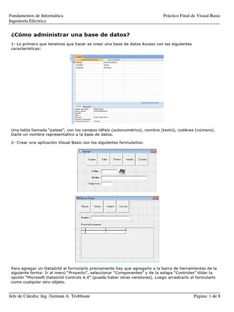 como administrar una base de datos pdf active x data objects bases de datos