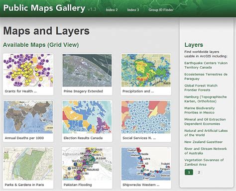 New Map Template Provides Fast Access To Web Maps Arcnews Map