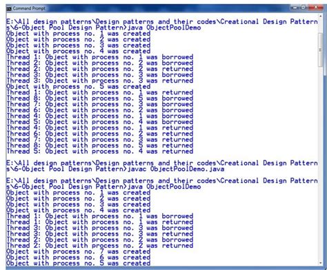 object pool pattern