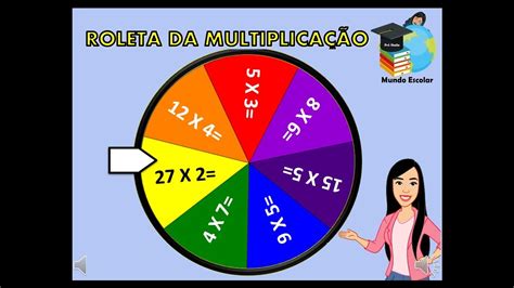 Roleta da Multiplicação SEIN Tabuada Multiplicação Subtração