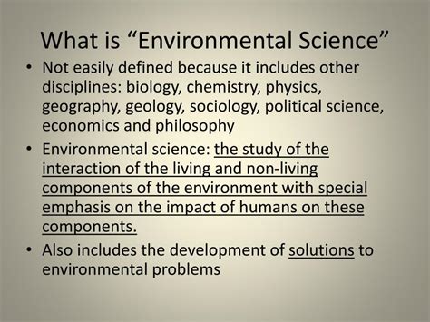 PPT A Brief History Of Environmental Science PowerPoint Presentation