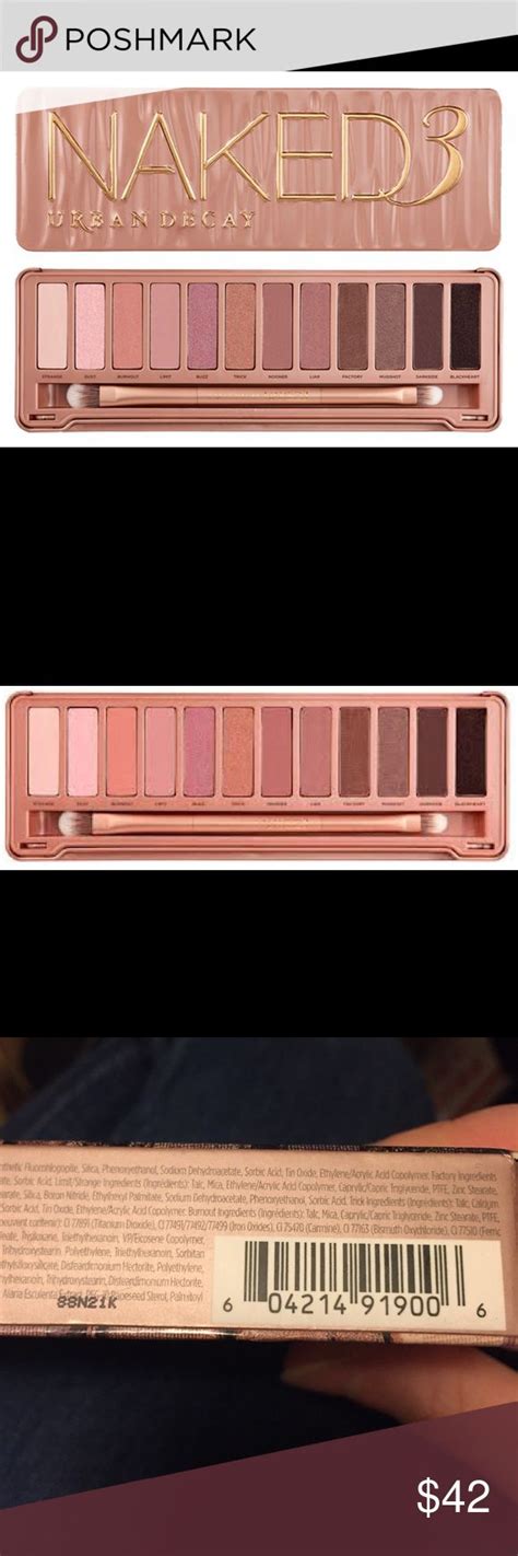 Urban Decay Authentic Naked 3 Palette NIB