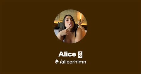 Alicerhlmns Link In Bio Twitter And Socials Linktree