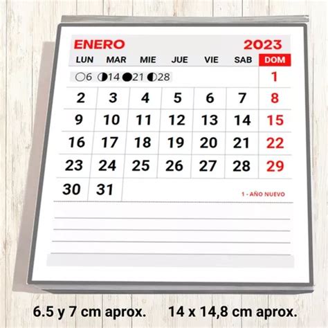 Kit Imprimible Calendario 2023 Tipo Mignon Png Y Pdf En Venta En