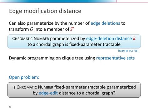 parameterized complexity of graph coloring problems ppt download