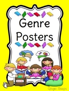 A Yellow Poster With The Words Genre Posters