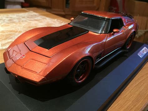 Chevrolet Corvette C3 Sport Wagon Modellauto Umbau 1 18 In Orange