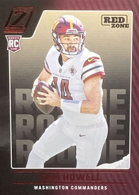 Sam Howell Zenith Red Zone Price Guide Sports Card Investor