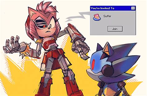 Amy Rose Rusty Rose And Chaos Sonic Sonic And 1 More Drawn By