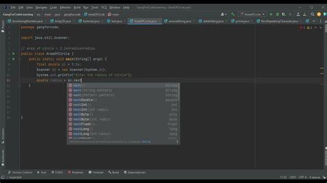 java program to calculate area of circle area of circle java code java coding youtube