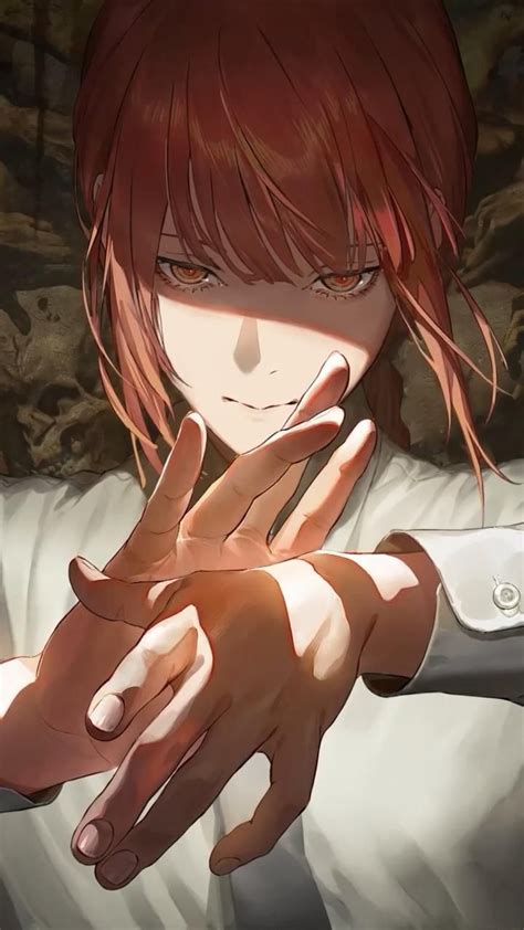Makima Hand Gesture Live Wallpaper Video Anime Girl Anime