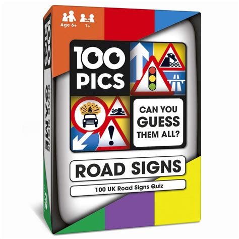 Buy 100 PICS Road Signs Travel Game Traffic Sign Flash Cards Helps