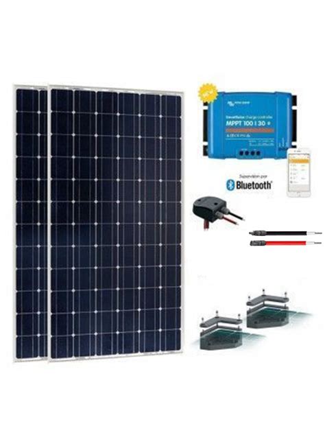 Kit Solaire 12V 2 175Wc VICTRON Pour Van Camping Car MPPT 100 30