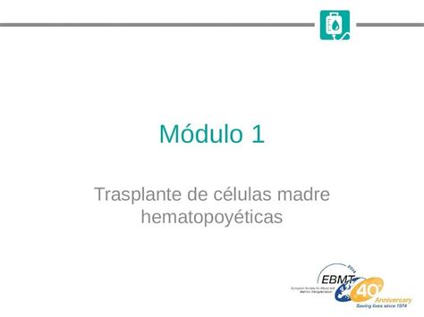 PPT Módulo 1 Trasplante de células madre hematopoyéticas DOKUMEN TIPS