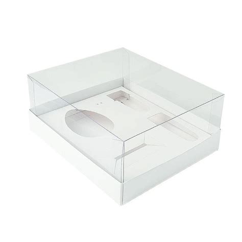 Caixa Para Ovo De Colher Kit Confeiteiro De 100g A 150g Branca