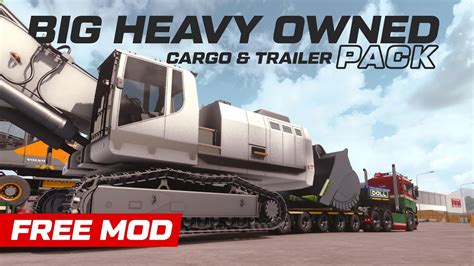 ETS2 1 44 New Big Heavy Owned Cargo Trailer Pack V2 FREE Mod