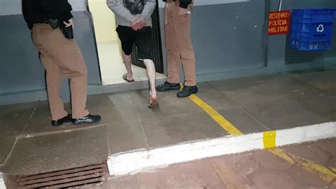 Maria da Penha Homem que teria dado soco na boca da mulher é preso