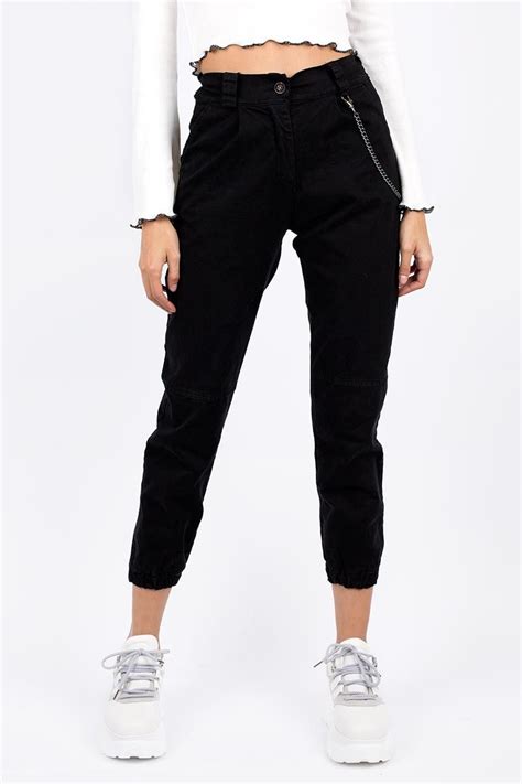 Venta Pantalones Negro De Mujer En Stock