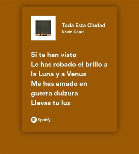 Toda Esta Ciudad Kevin Kaarl Letras De Canciones Lyrics Letras De