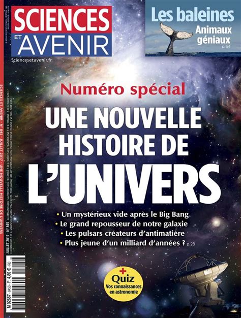 Sciences et Avenir N845 du 29 juin 2017 à télécharger sur iPad