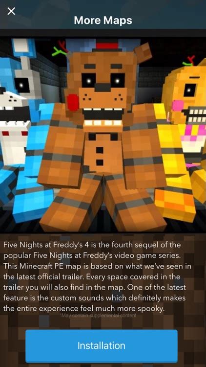 FNAF MAPS For Minecraft PE The Best Maps For Minecraft Pocket Edition