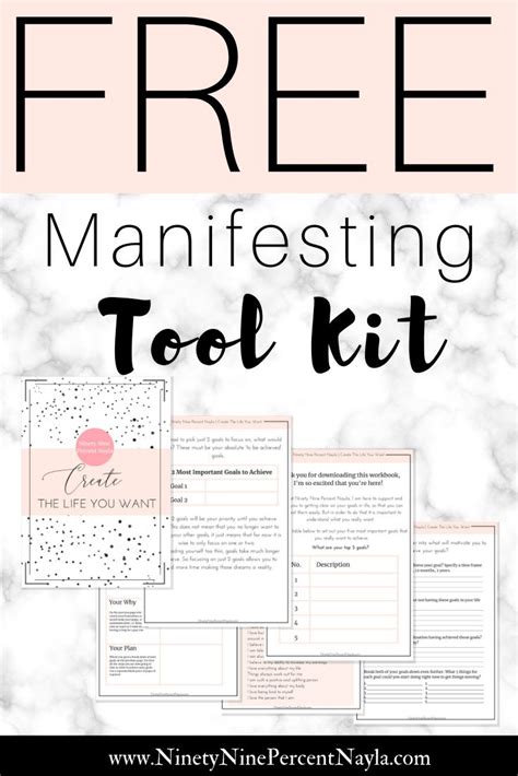 The Free Manifesting Tool Kit With Text Overlay