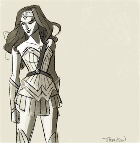 Steve Thompson Wonder Woman Artwork Batman Wonder Woman Disney Artists