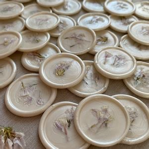 Dried Flower Wax Seal For Wedding Invitations Personalized Self