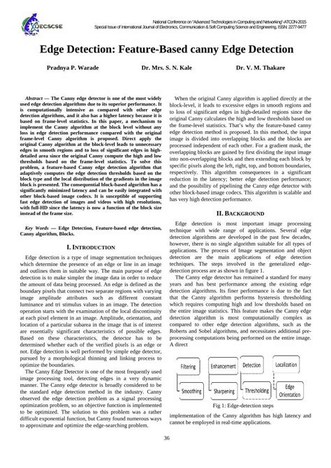 pdf edge detection feature based canny edge · pdf fileedge detection is a type of image