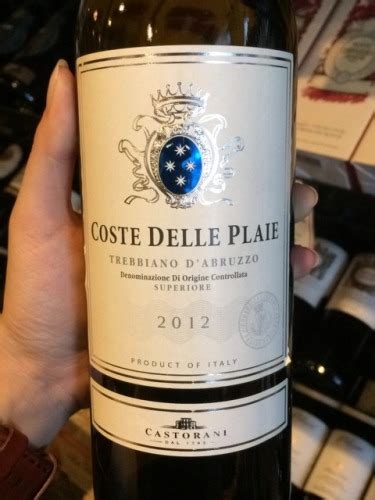 2012 Castorani Coste Delle Plaie Trebbiano D Abruzzo Superiore Vivino