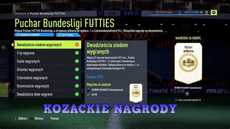 NAGRODY ZA PUCHAR BUNDESLIGI PICKI 86 Paczki 10x85 FUT 103