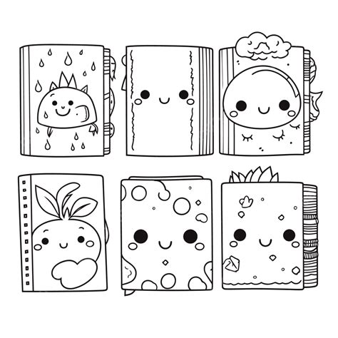 رسم صفحات تلوين Kawaii 11 قوالب مجانية قابلة للطباعة لصفحات مخطط تفصيلي